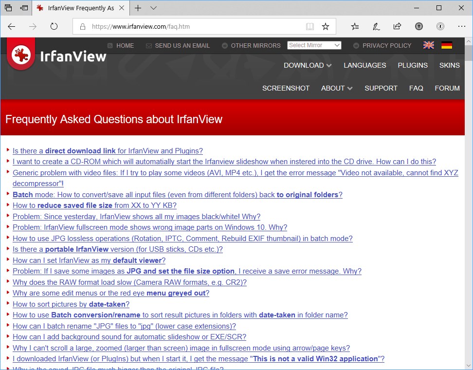irfanview-faq | IrfanView.de